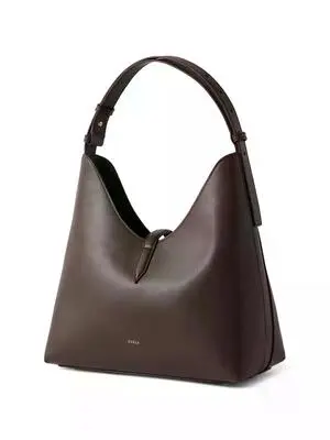 Furla Logo-detail Leather Shoulder Bag