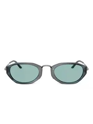Giorgio Armani Geometric Frame Sunglasses - Grey