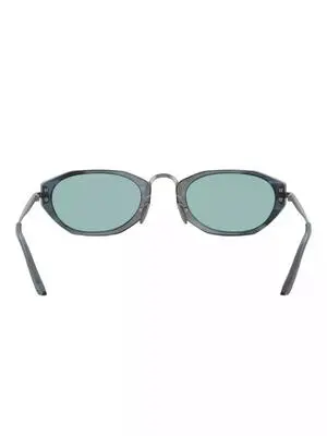 Giorgio Armani Geometric Frame Sunglasses