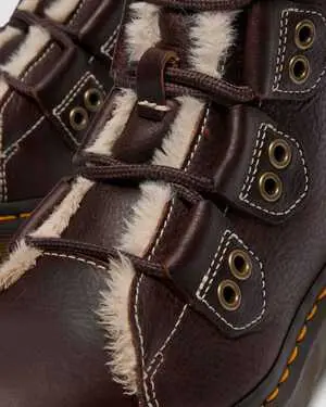 Dr. Martens 1460 Faux Fur Lined Leather Boots