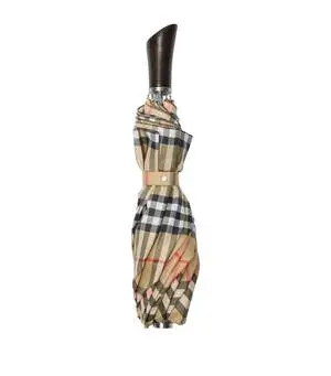 Burberry Check Folding Umbrella - Beige