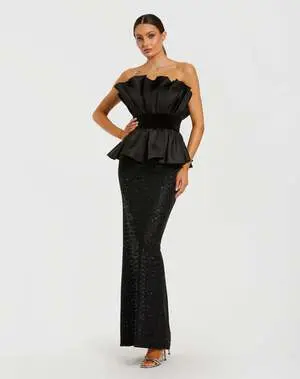 Mac Duggal Peplum Evening Dresses
