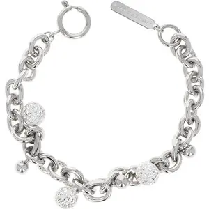 JUSTINE CLENQUET Bless Crystal Bracelet - Palladium