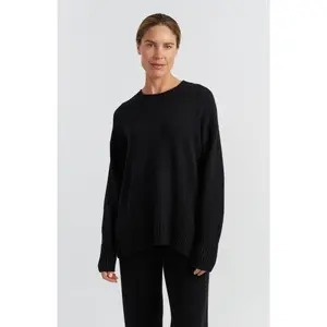 Women's Chunky Cashmere Crew-Neck Sweaters