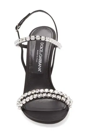 Dolce & Gabbana Crystal Strap Sandal