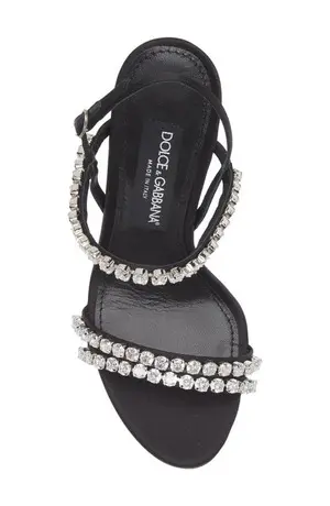 Dolce & Gabbana Crystal Strap Sandal
