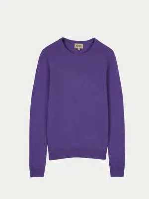 Gobi Cashmere Cashmere Crewneck Sweater - Dusted Peri
