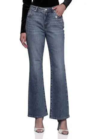 Avec Les Filles Light Wash Jeans For Women