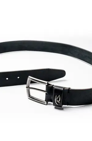 Robert Barakett York Leather Belt - Black