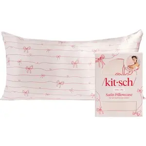 KITSCH King Satin Pillowcase - Pink