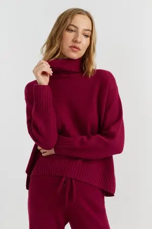 Chinti & Parker Pure Cashmere Rollneck Sweater
