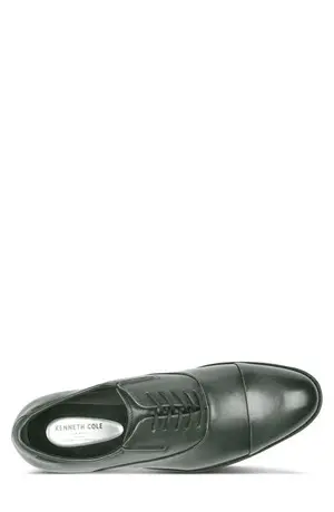 KENNETH COLE Tully Cap Toe Oxford - Charcoal/black
