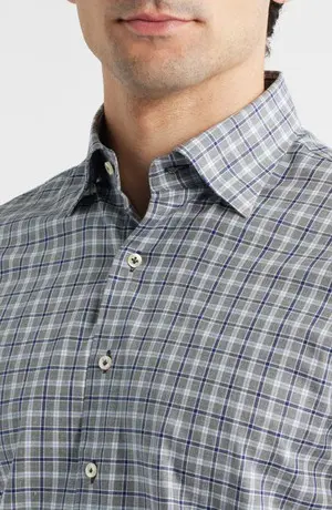 Johnnie-o Warden Plaid Cotton Button-down Shirt