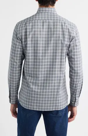 Johnnie-o Warden Plaid Cotton Button-down Shirt