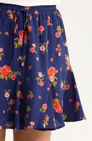SUGARLIPS Floral A-line Skirt
