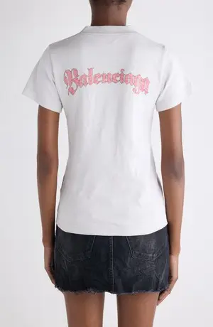 Balenciaga Fitted Graphic T-shirt