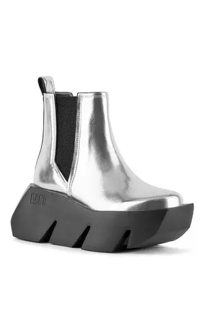 United Nude Bull Chelsea Boot - Silver