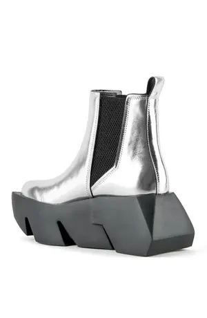 United Nude Bull Chelsea Boot - Silver