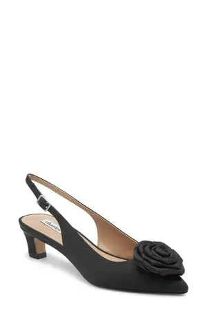 CHARLES DAVID Aleph Slingback Kitten Heel Pumps - Black