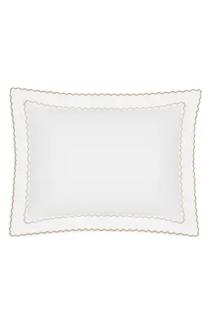 MATOUK Axel Embroidered Pillow Sham - Dune