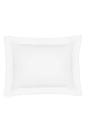 MATOUK Axel Embroidered Pillow Sham - White