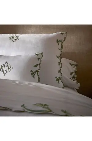 MATOUK Marcella 600 Thread Count Egyptian Cotton Flat Sheet - Bone