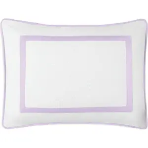 MATOUK Louise Piqué Pillow Sham - Violet