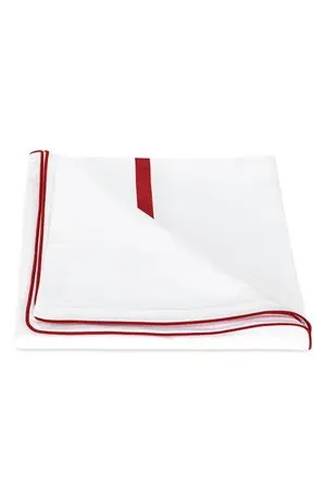 MATOUK Louise Piqué Duvet Cover - Scarlet