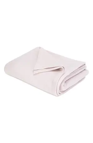 MATOUK Costa Mesa Cotton Knit Blanket Pink