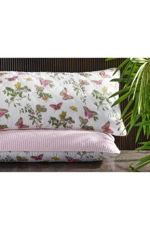 MATOUK Reversible Lumbar Pillow - Baudin Pink/matteo Peony