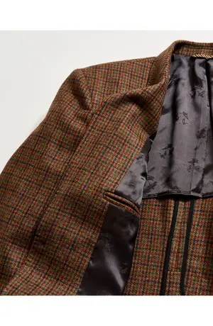 Billy Reid Archie Wool Houndstooth Check Jacket