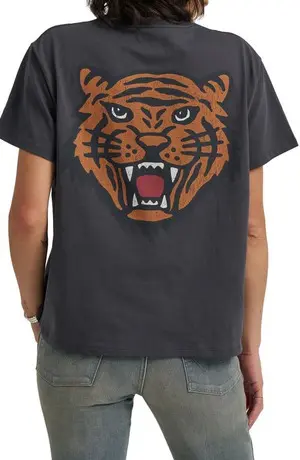 Wrangler Tiger Logo Graphic T-shirt