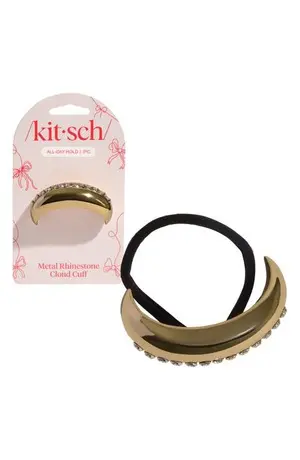 KITSCH Rhinestone Cloud Cuff Hair Tie