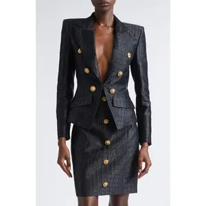 Balmain Button Detailed Blazers For Women