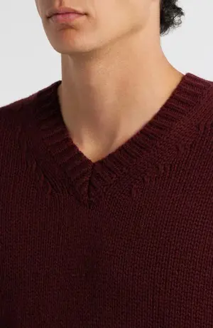FRAME Oversized Wool & Cashmere Crewneck Sweater