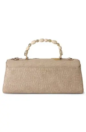 Brahmin Dayan Embossed Leather Shoulder Bag