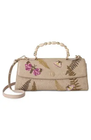 Brahmin Dayan Embossed Leather Shoulder Bag