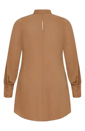 City Chic Bow Tunic Top