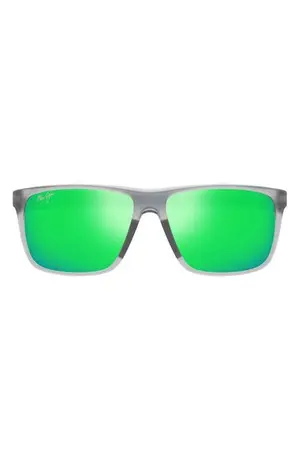 Maui Jim Lehopulu Rectangular Sunglasses - Grey