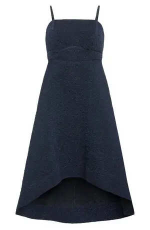 City Chic Tess Jacquard High-low Maxi Cocktail Dress