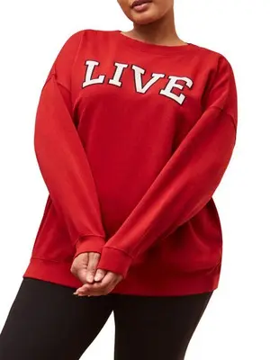 LIVE UNLIMITED Oversized Sweatshirt