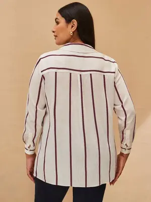 LIVE UNLIMITED Regular Fit Striped Shirt