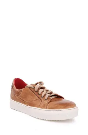 Bed Stu Azeli Leather Lace-up Sneakers - Tan Rustic