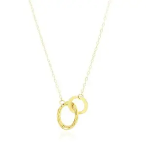 THE LOVERY FINE JEWELRY Gold Interlocking Infinity Necklace