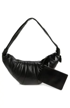 LEMAIRE Large Croissant Leather Shoulder Bag