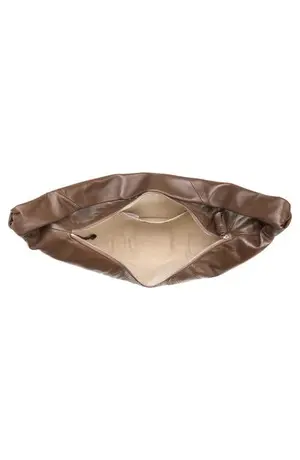 LEMAIRE Large Croissant Leather Shoulder Bag - Otter