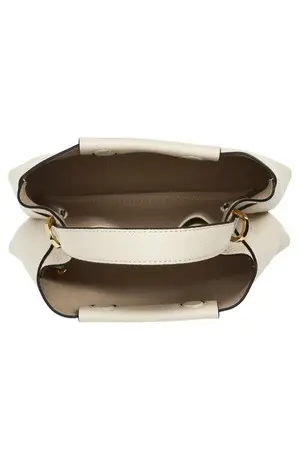REE PROJECTS Elieze Leather Top Handle Bag - Beige