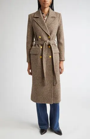 L'AGENCE Double Breasted Wool Coats