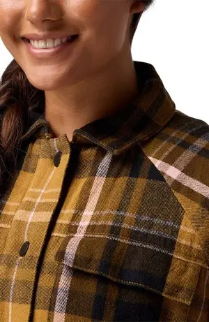 BACKCOUNTRY Pile-fleece Lined Flannel Shirt Jacket - Bistre Plaid