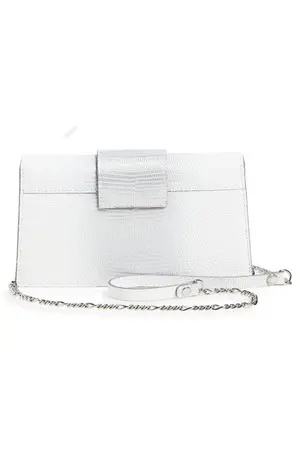 Strathberry Crescent Lizard Embossed Handbag